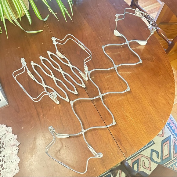 Dining | Vintage Italian Metal Telescoping Casserole Trivets Adjustable ...